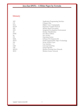 Java Sun SPOTs Overview | PDF