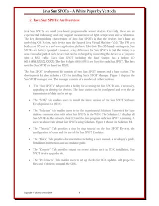 Java Sun SPOTs Overview | PDF