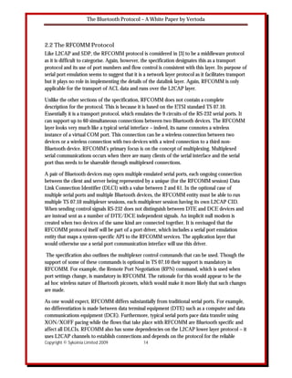 The Bluetooth Protocol | PDF | Computer Networking | Computing