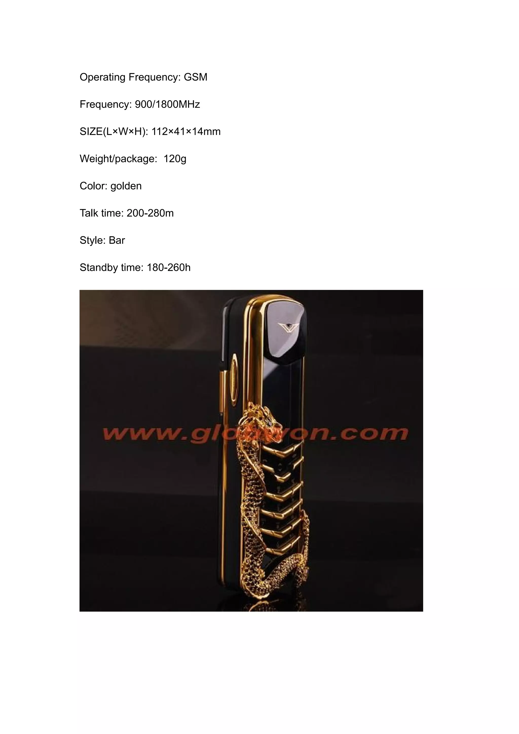 Vertu Dragon Gold Diamond Luxury Phone | DOC
