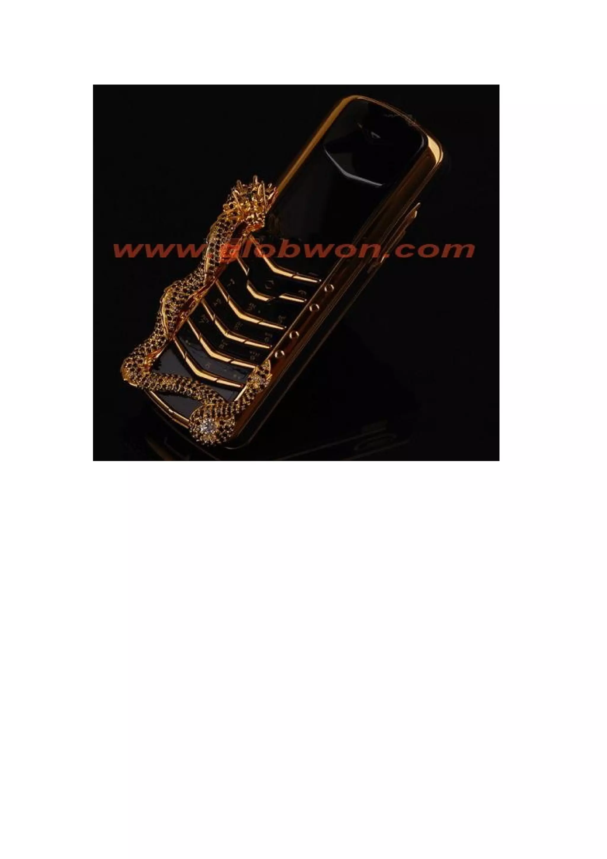 Vertu Dragon Gold Diamond Luxury Phone | DOC