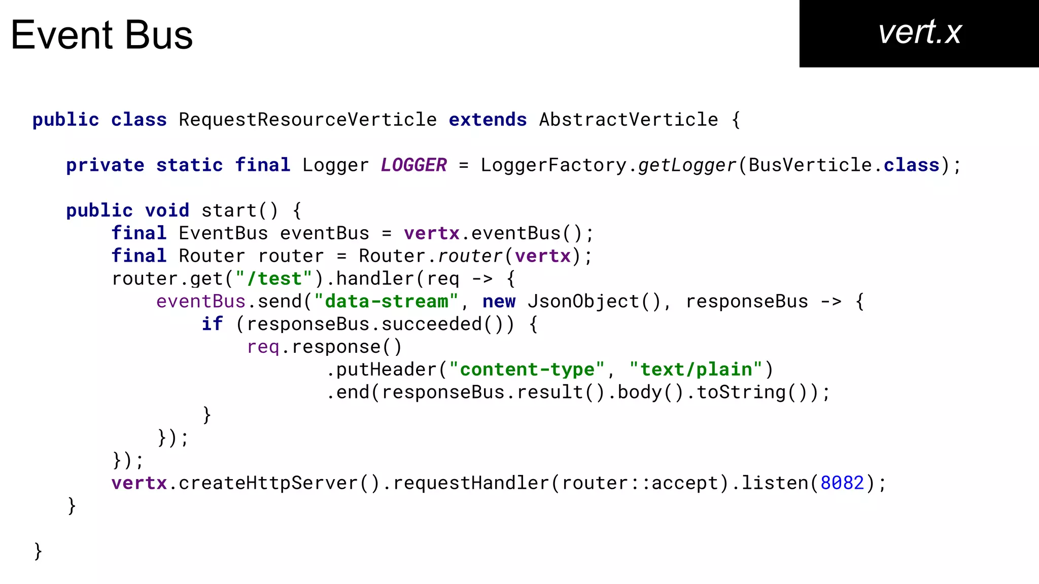 Building Reactive Microservices with Vert.x | PPT