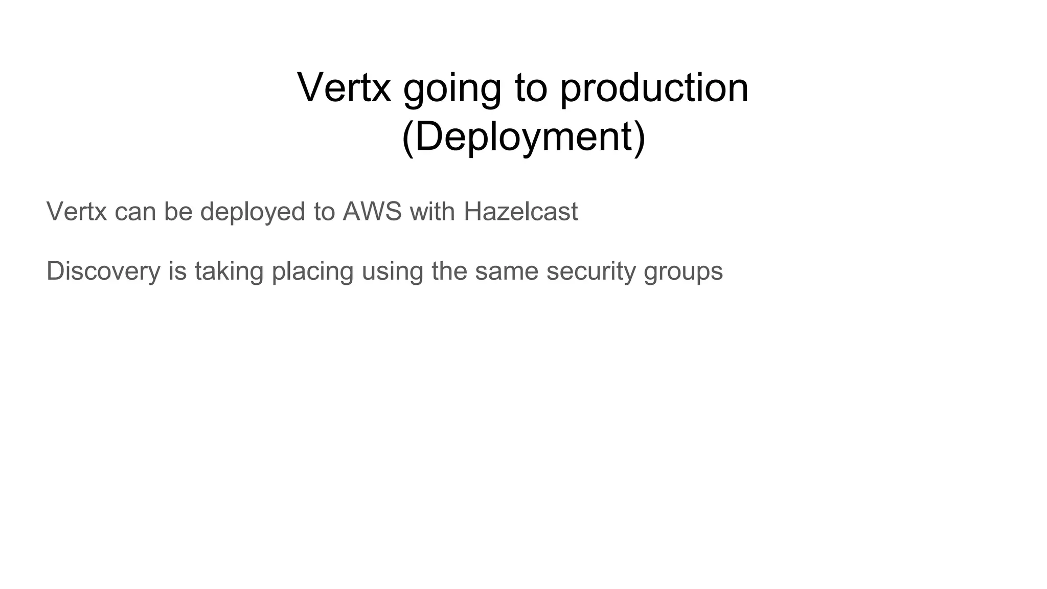 Vert.x for Microservices Architecture | PPT