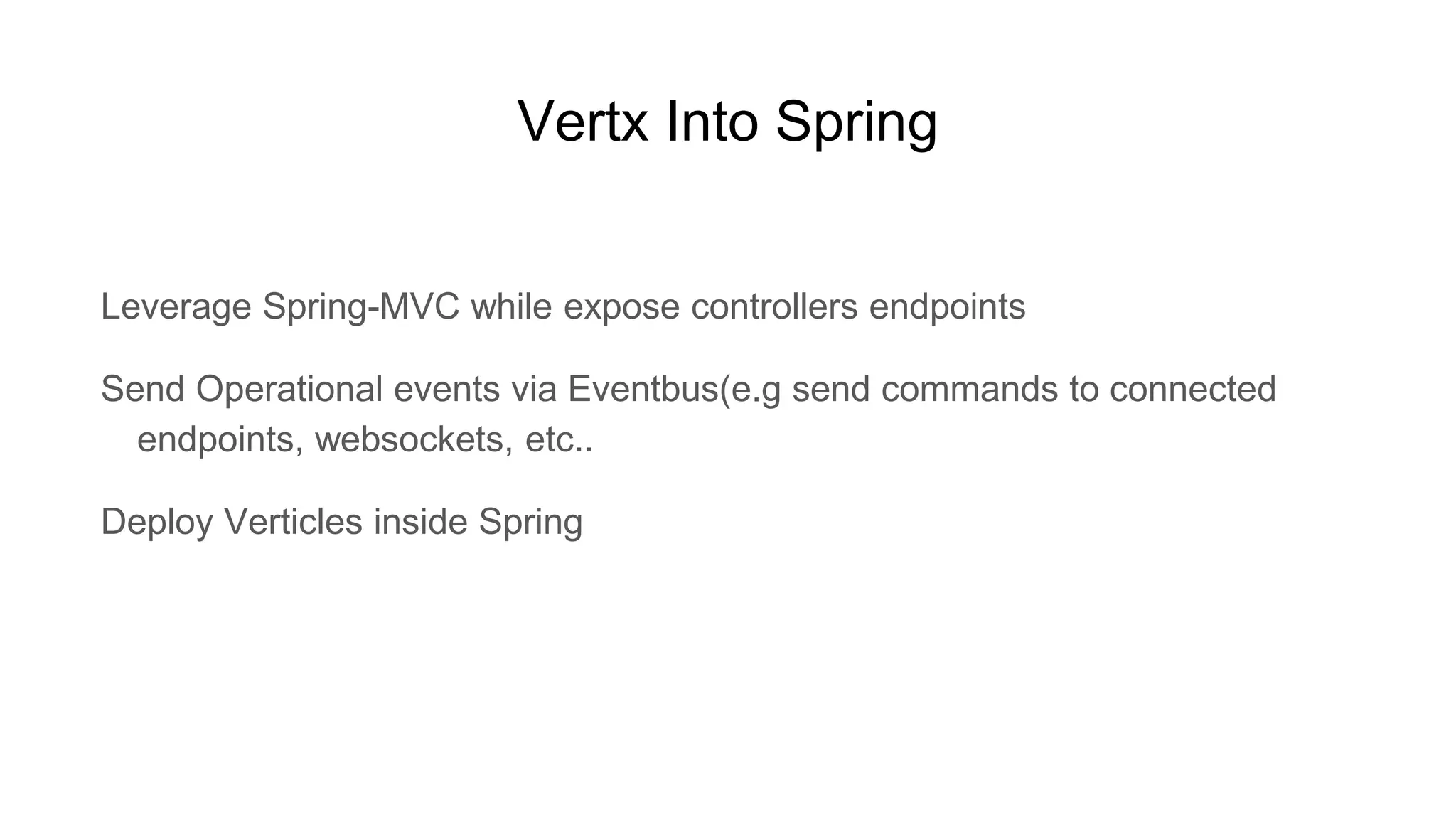 Vert.x for Microservices Architecture | PPT