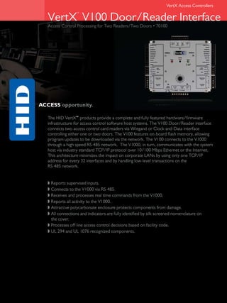 Vertx v100 ds_en | PDF
