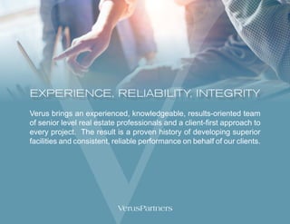 Verus Partners: Real Estate Development Build-To-Suit Capabilities | PDF