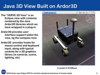 Case Study: NASA Ames uses Eclipse RCP for real-time situational ...