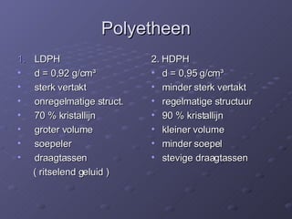 Verwerking Kunststoffen | PPT