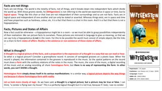 Logic in Wittgenstein's Tractatus Logico-Philosophicus - A very brief ...
