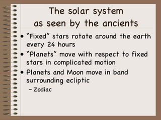 Astronomy and the enlightnement | PPT