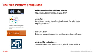 VanillaJS & the Web Platform, a match made in heaven? | PPT