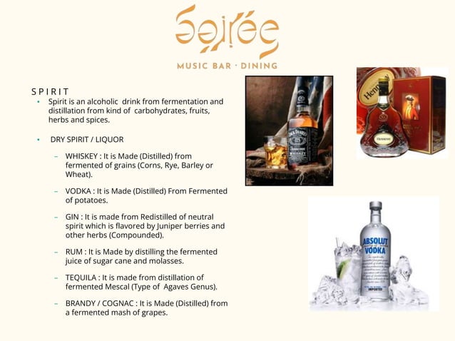 basic basic Basic Beverage Knowledge.pptx | Alcoholic Beverages | Food & Drink