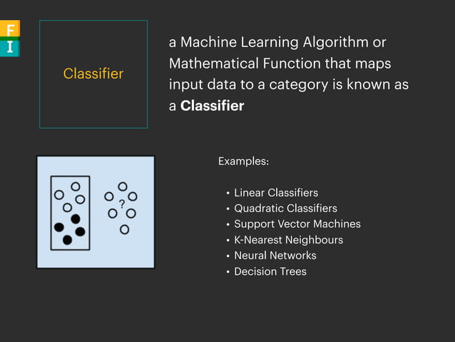 Introduction To Machine Learning Classifiers Ppt