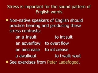 Suprasegmental features and Prosody | PPT