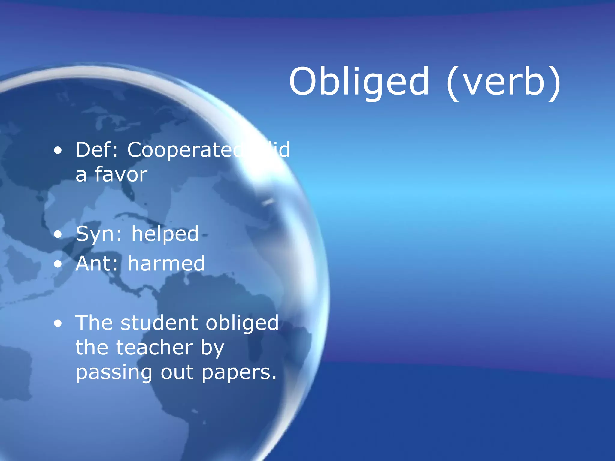 Very Important Day Vocab | PPT