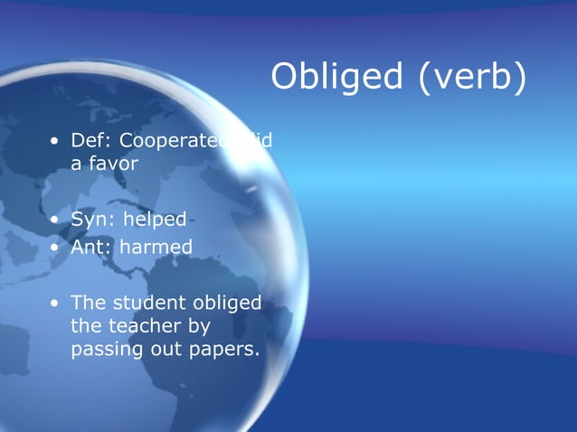 Very Important Day Vocab | PPT