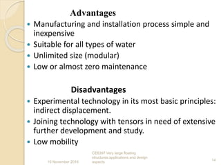 Very large floating structures | PPTX | Civil Engineering Industry | Industries