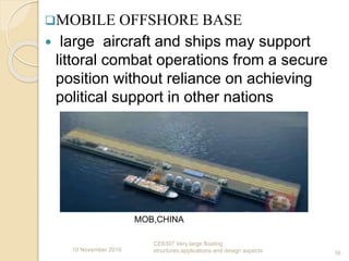 Very large floating structures | PPTX | Civil Engineering Industry | Industries