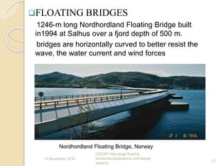 Very large floating structures | PPTX | Civil Engineering Industry | Industries