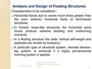 Very large floating structures | PPTX | Civil Engineering Industry | Industries
