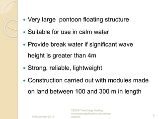 Very large floating structures | PPTX | Civil Engineering Industry ...