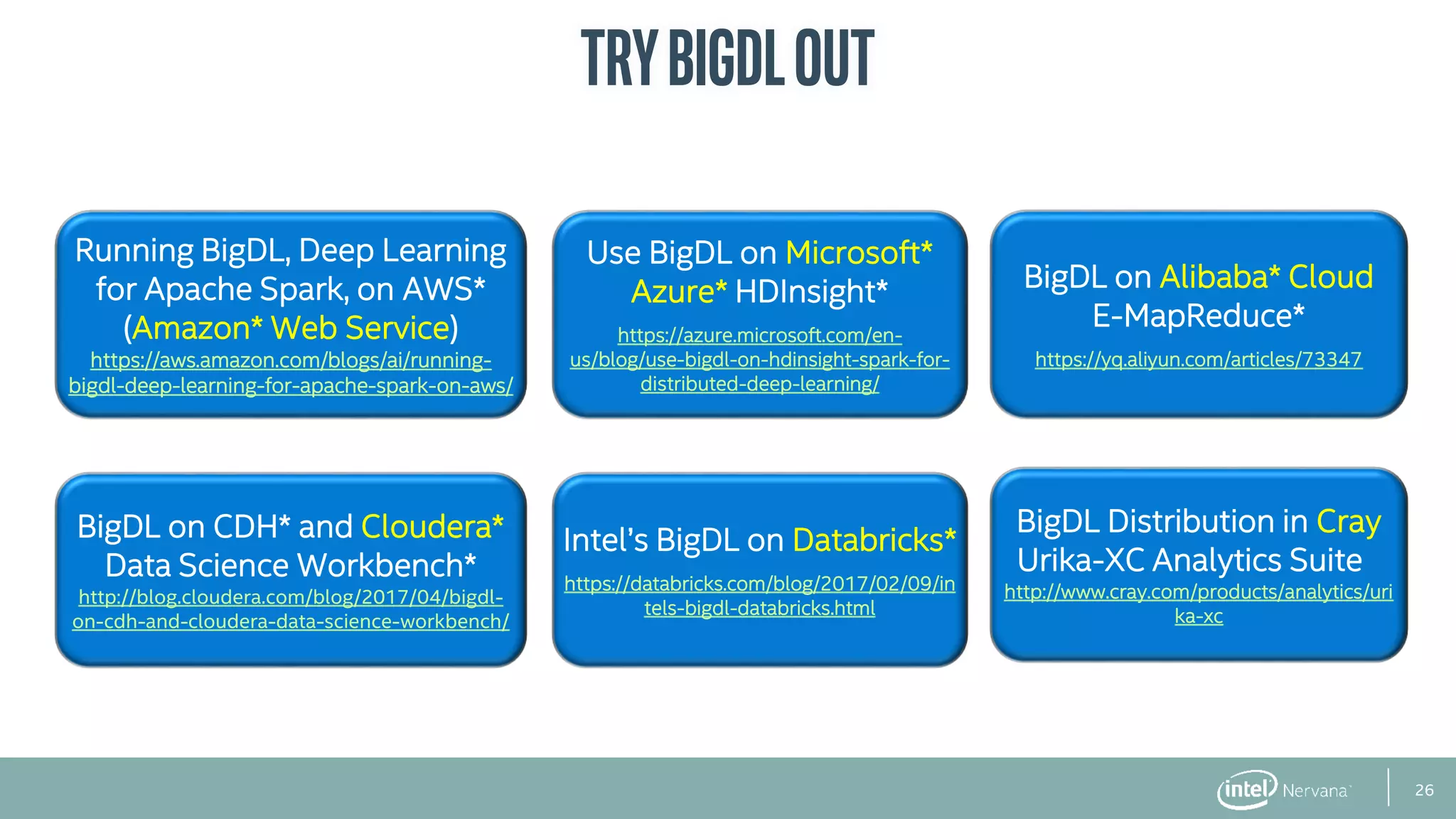 Very large scale distributed deep learning on BigDL | PPT
