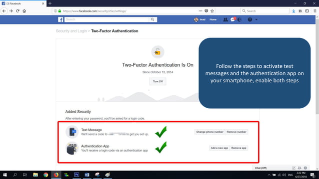 Quick Guide to Facebook security settings | PPT