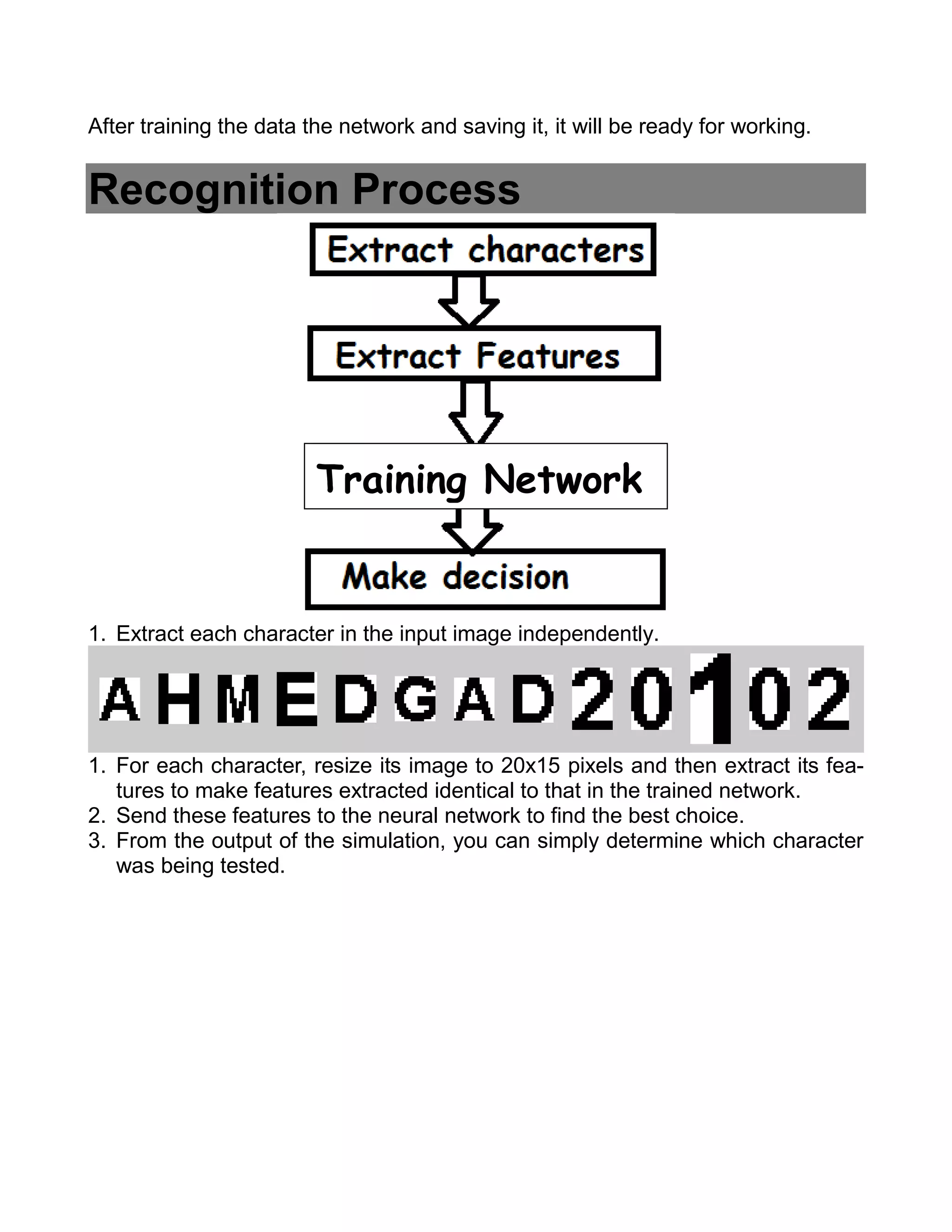 MATLAB Code + Description : Very Simple Automatic English Optical ...
