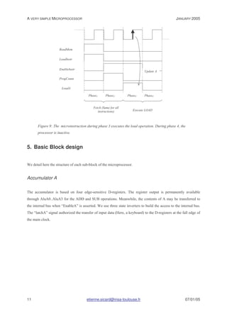 Very simple microprocessor | PDF