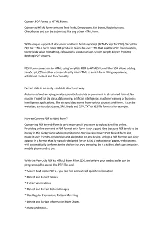 VeryUtils PDF to HTML5 Form Filler for PHP does View.docx