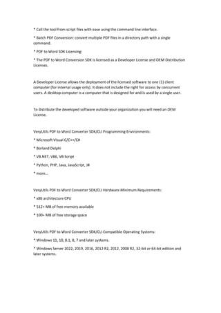 VeryUtils PDF to Word Converter SDK.docx