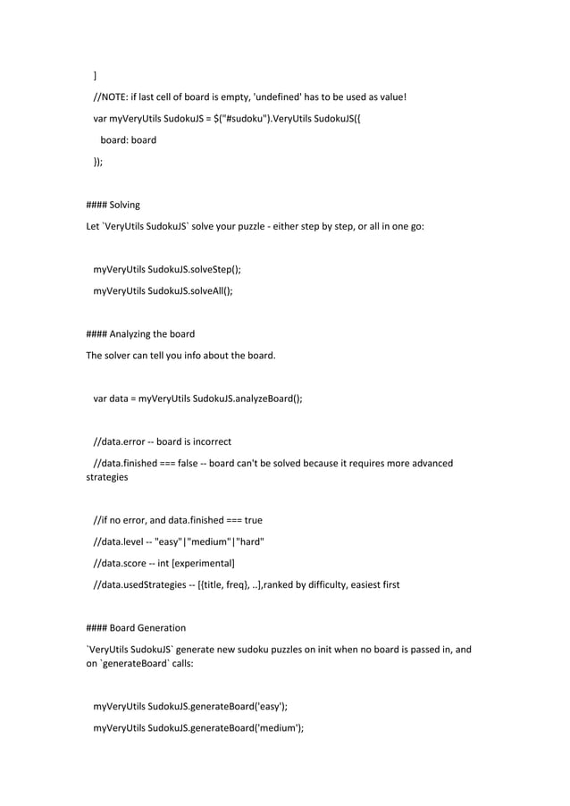VeryUtils SudokuJS JavaScript Sudoku solver.docx