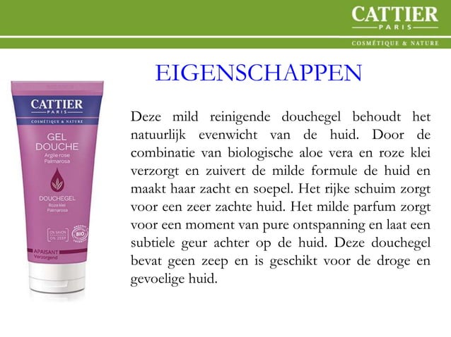 Verzorgende douchegel | PPT