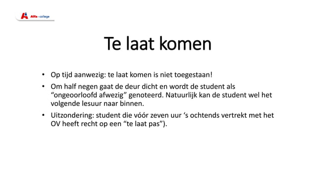 Verzuim, ziekte en absentie | PPT