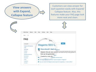 MAGENTO2 FAQ EXTENSION | PPT