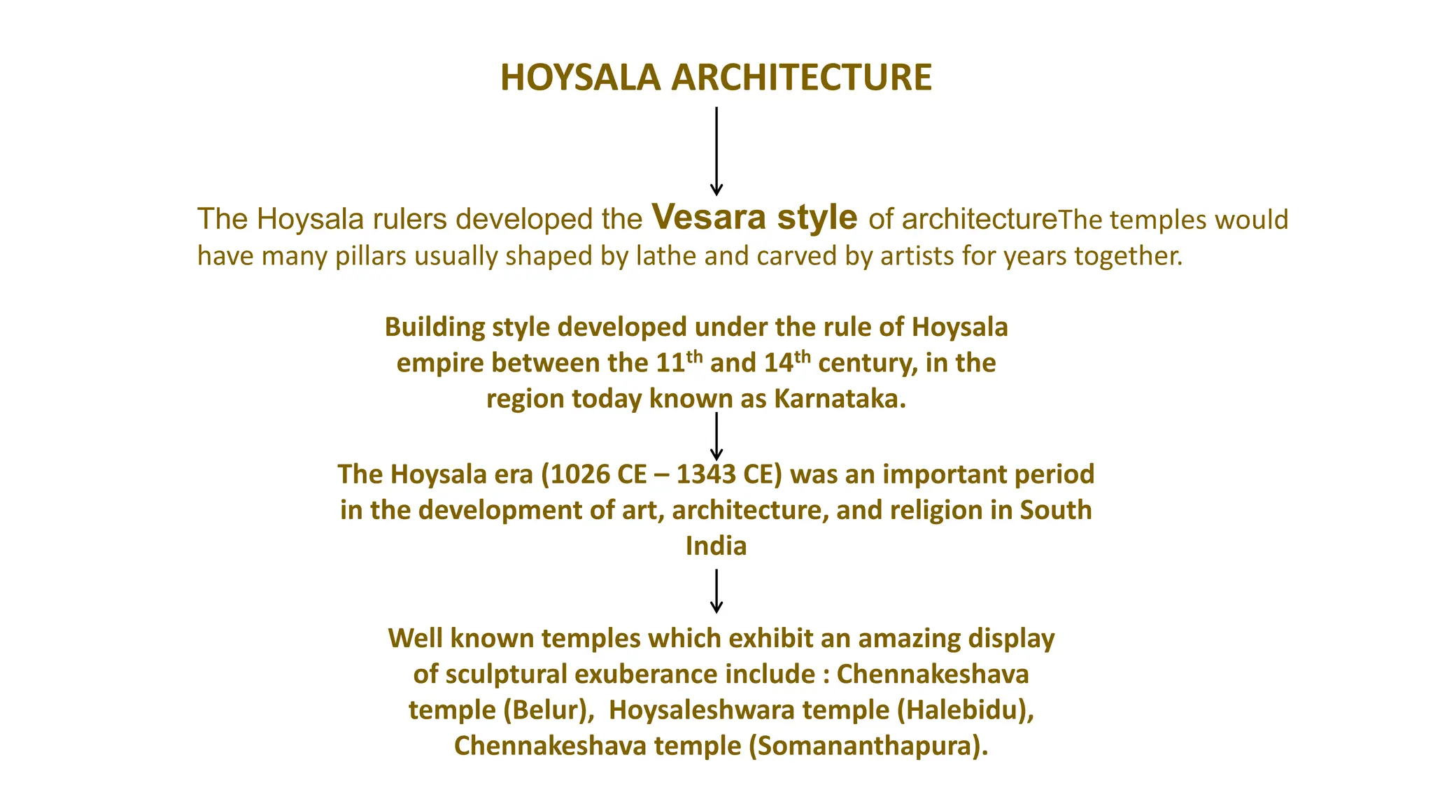 vesara and hoysala style architecture temple ppt | PPTX