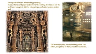 vesara and hoysala style architecture temple ppt | PPTX