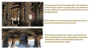 vesara and hoysala style architecture temple ppt | PPTX