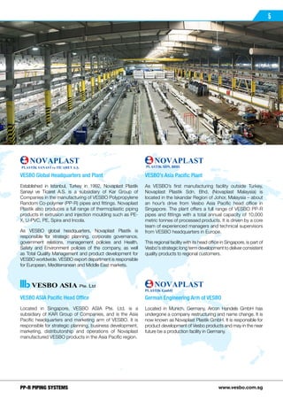 VESBO PPR Pipes and Fittings Technical Catalogue | PDF