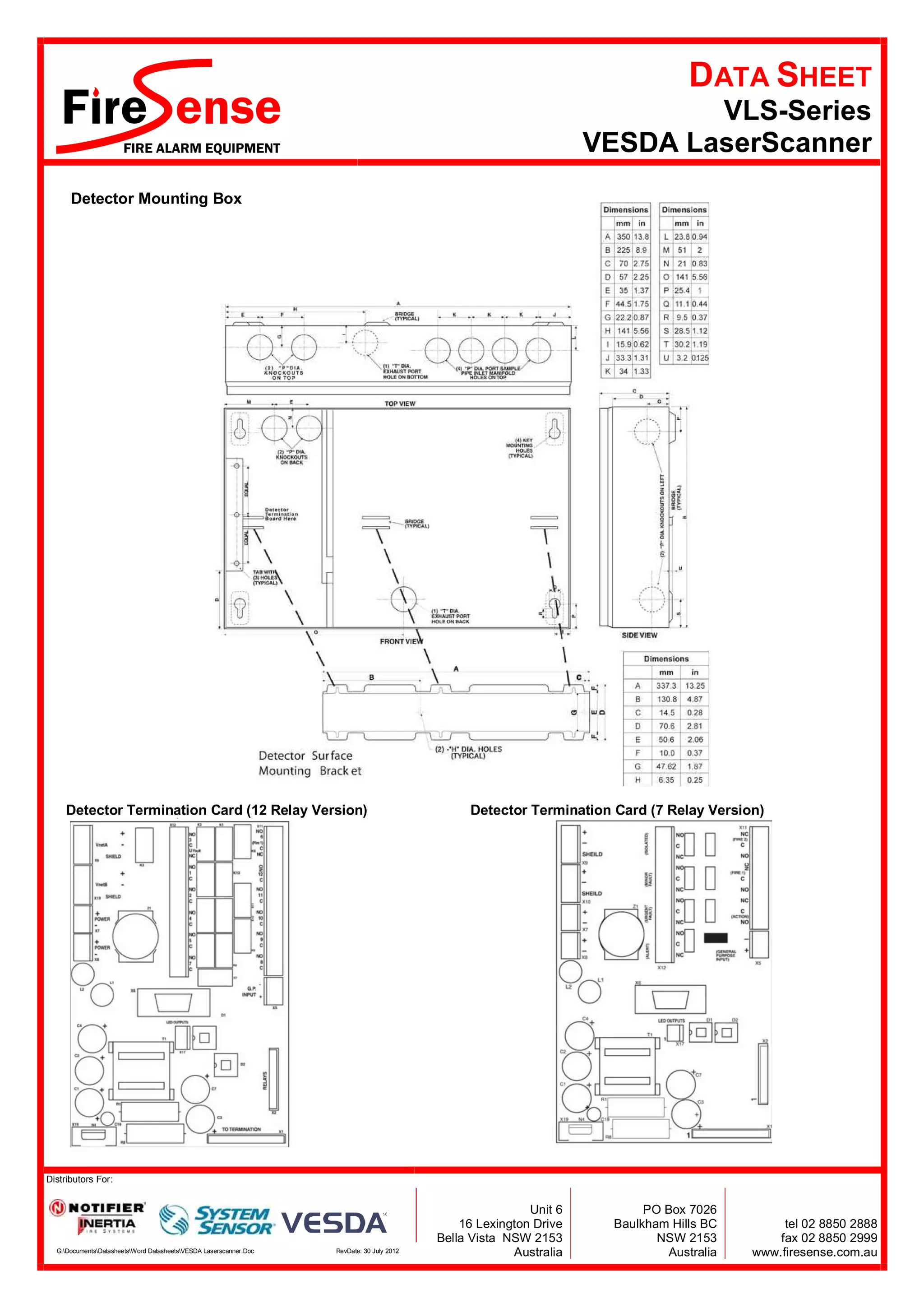 Vesda laser scanner(1) | PDF