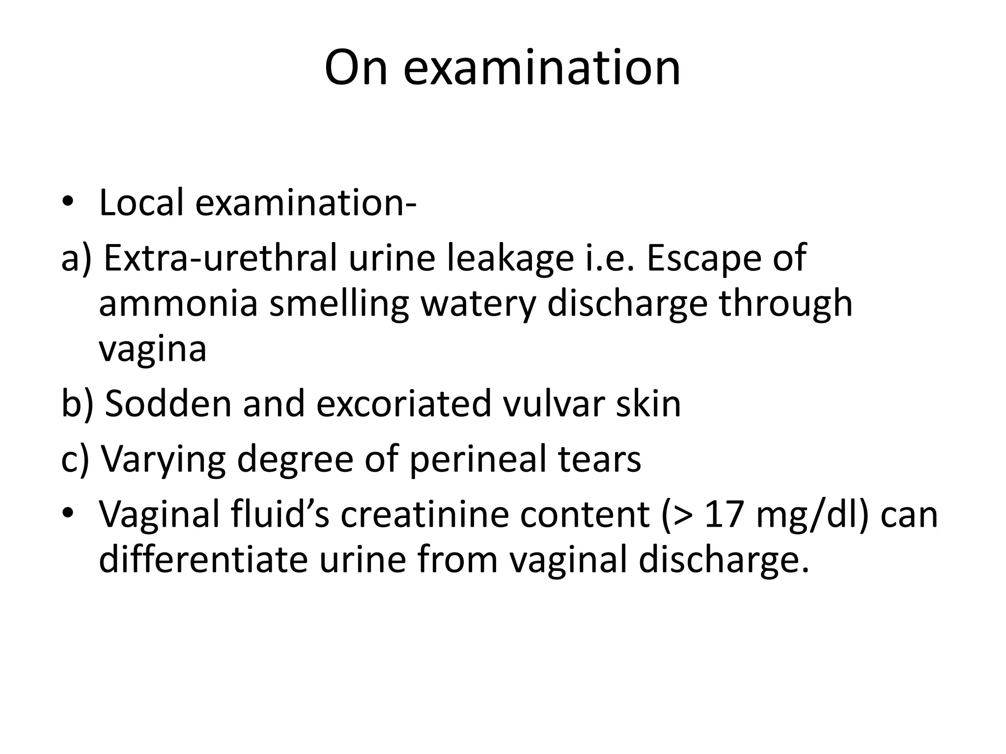 Vesico vaginal fistula | PPTX