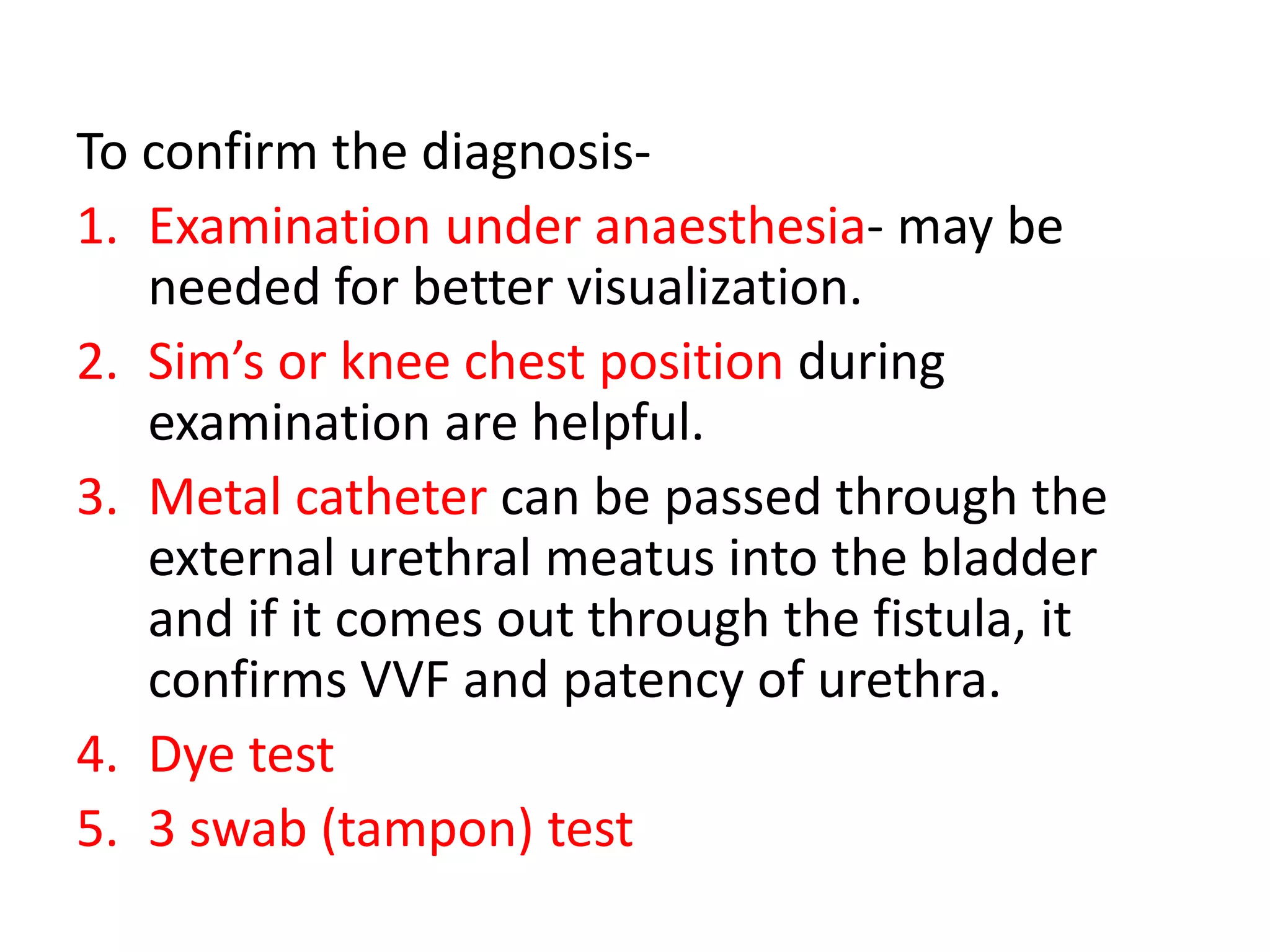 Vesico vaginal fistula | PPTX