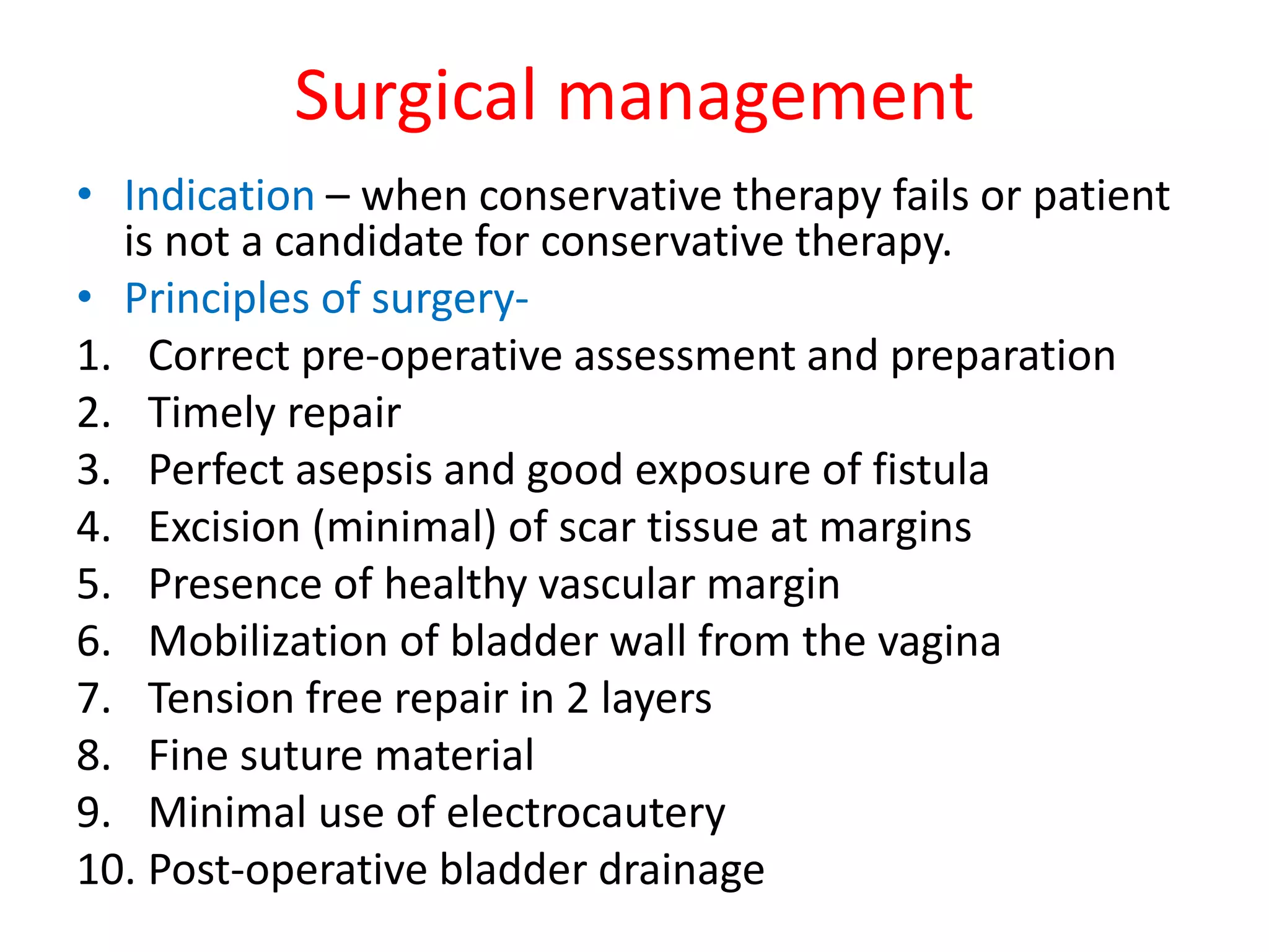 Vesico vaginal fistula | PPTX