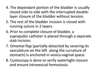 Vesico vaginal fistula | PPTX
