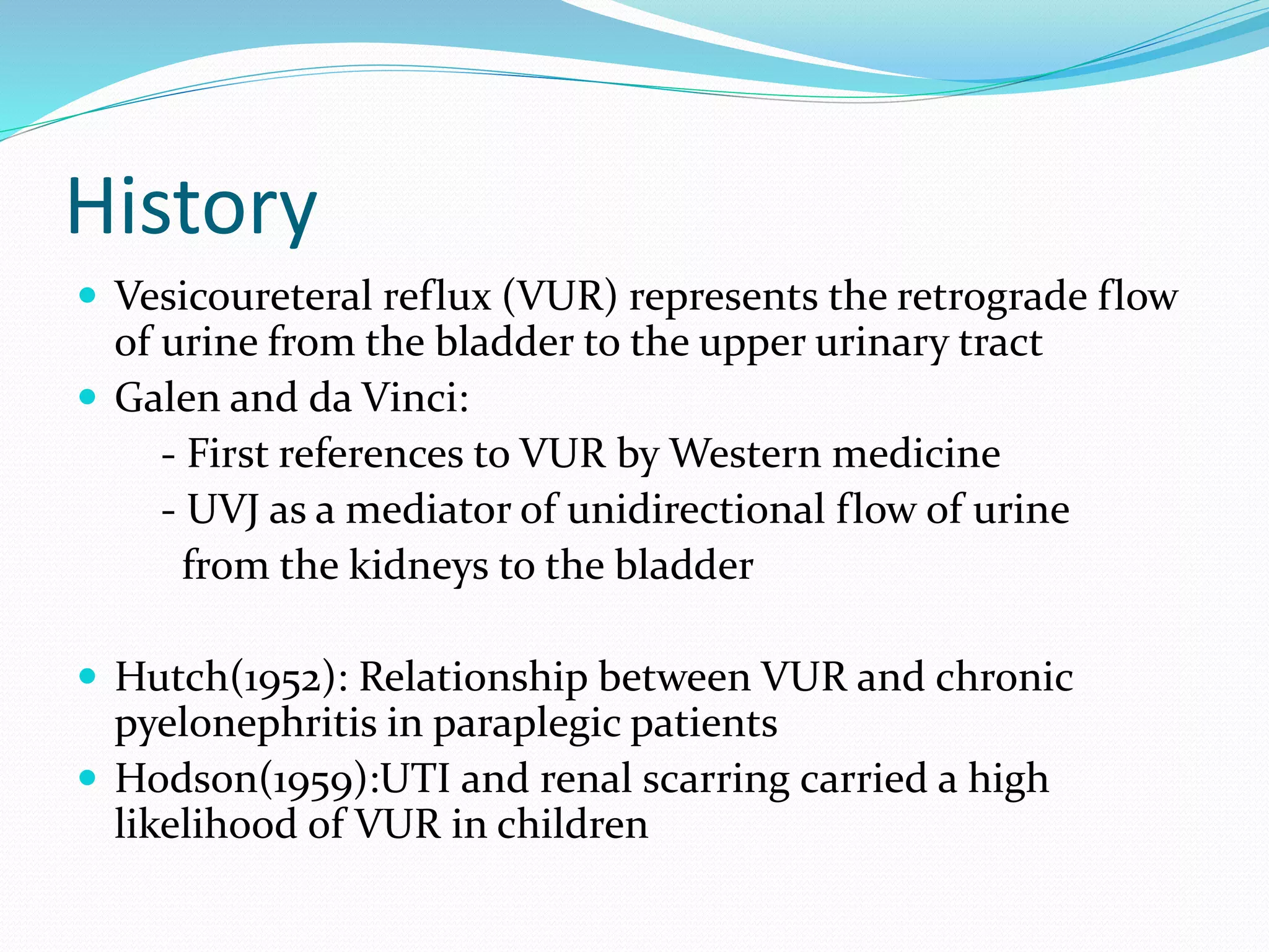 Vesicoureteral reflux | PPTX