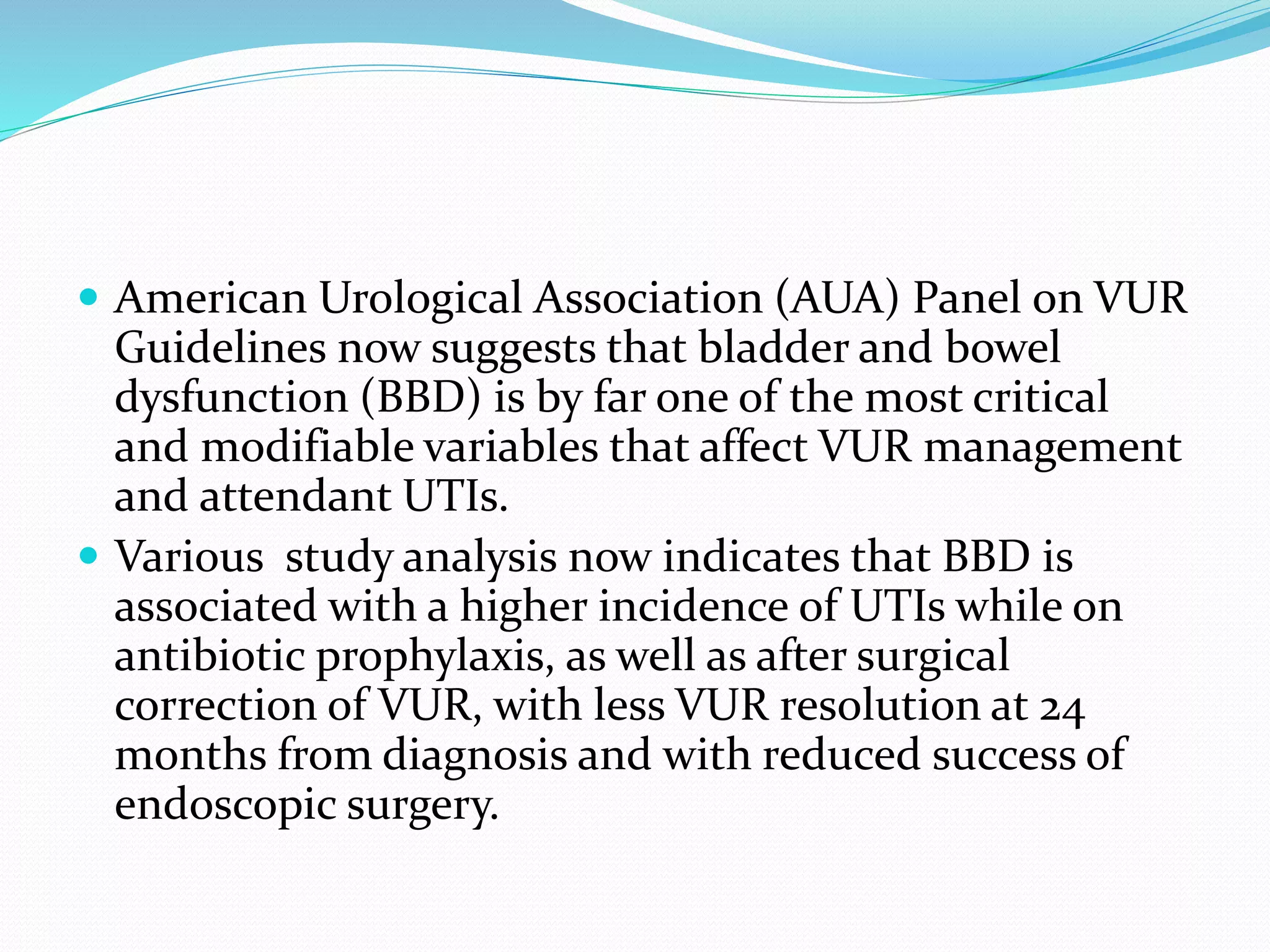 Vesicoureteral reflux | PPTX