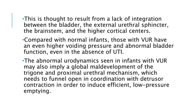 Vesicoureteral reflux | PPTX
