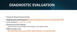Vesicoureteral Reflux: Causes, Diagnosis, and Management | PPTX