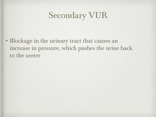 Vesicoureteral reflux period 1 | PPT