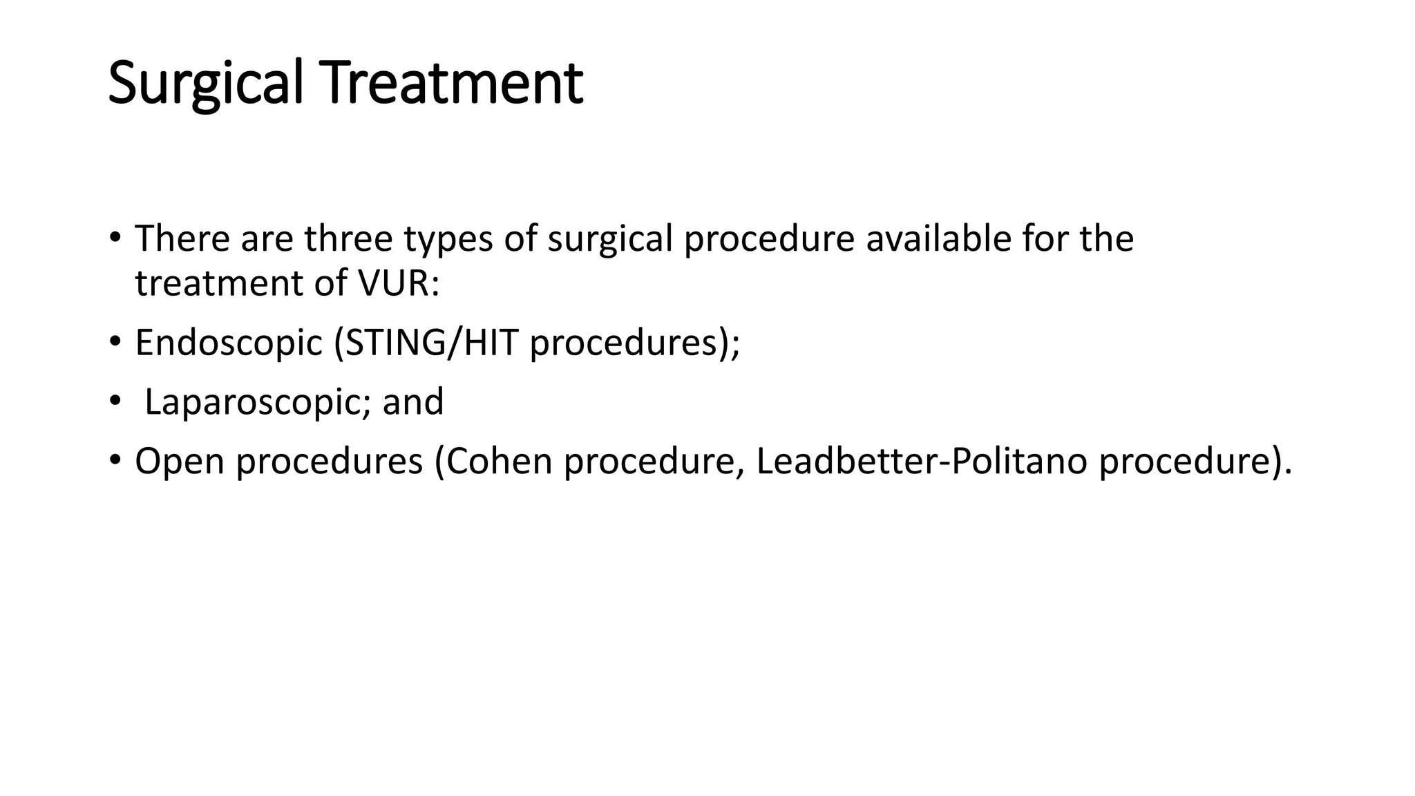 Vesicoureteric reflux by dr emmanuel, godwin | PPTX